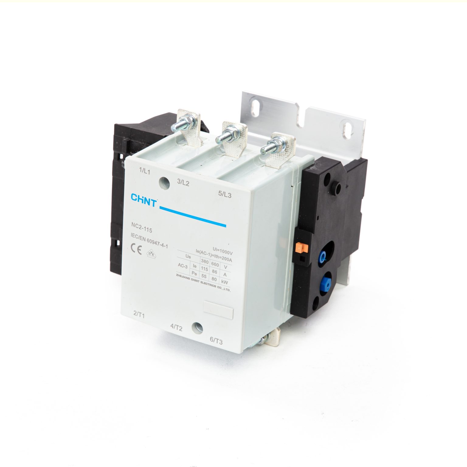 Contator Eletromecânico Tripolar NC2- Chint 115 A 220V • K-Gen Comercial